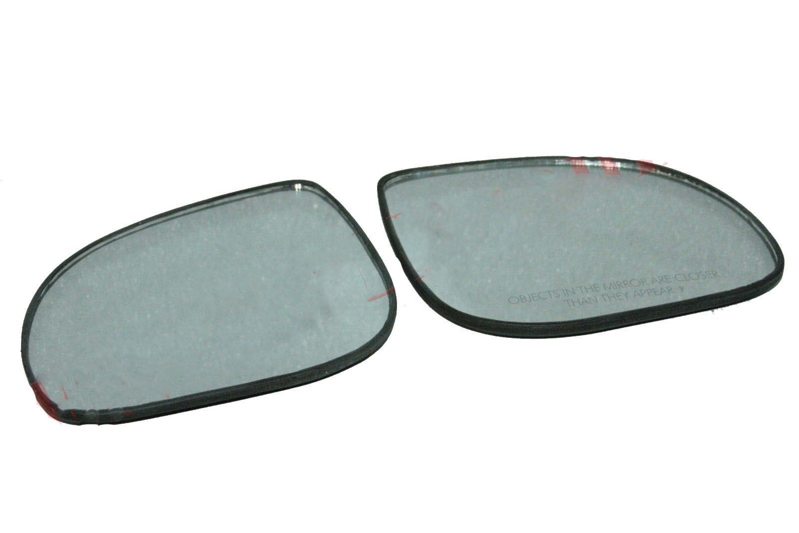 New I20 LH & RH Side Rear View Convex Wing Mirror Glass With Base Plate ...