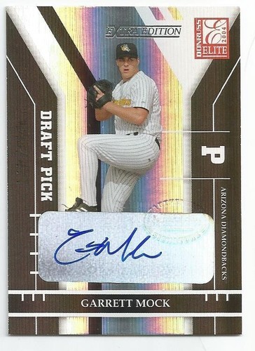 2004 Donruss Elite Extra Edition Rookie Autograph Garrett Mock #'d /471 ...