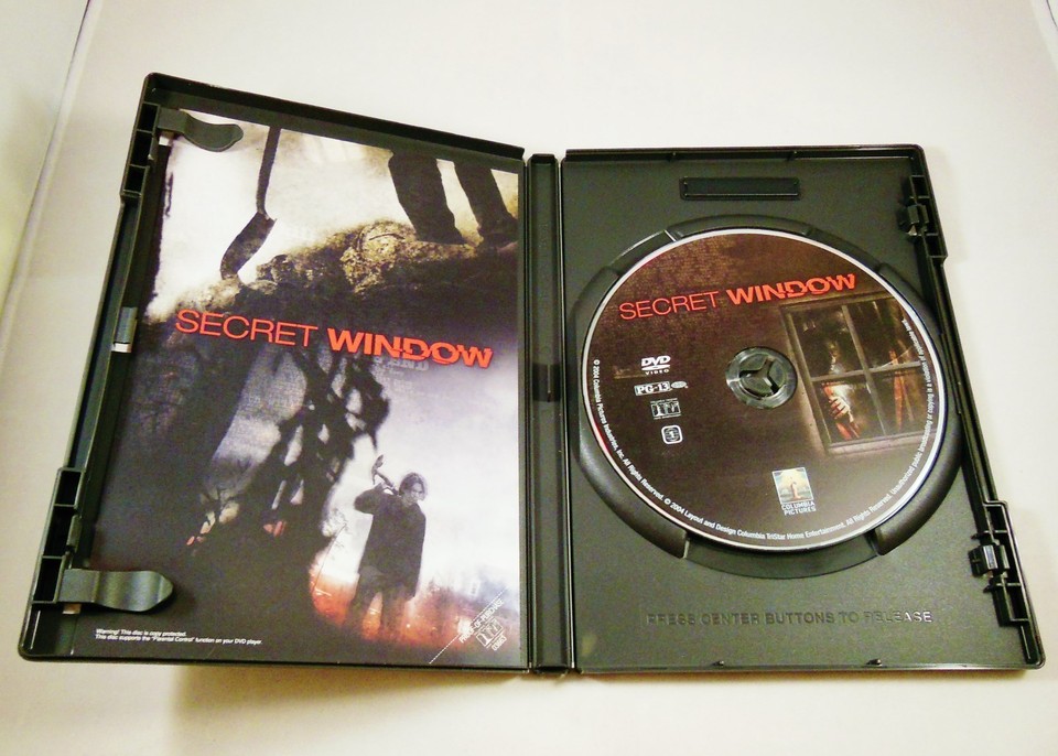 Secret Window DVD Johnny Depp, John Turturro, Maria Bello, Timothy Hutton 43396036635| eBay