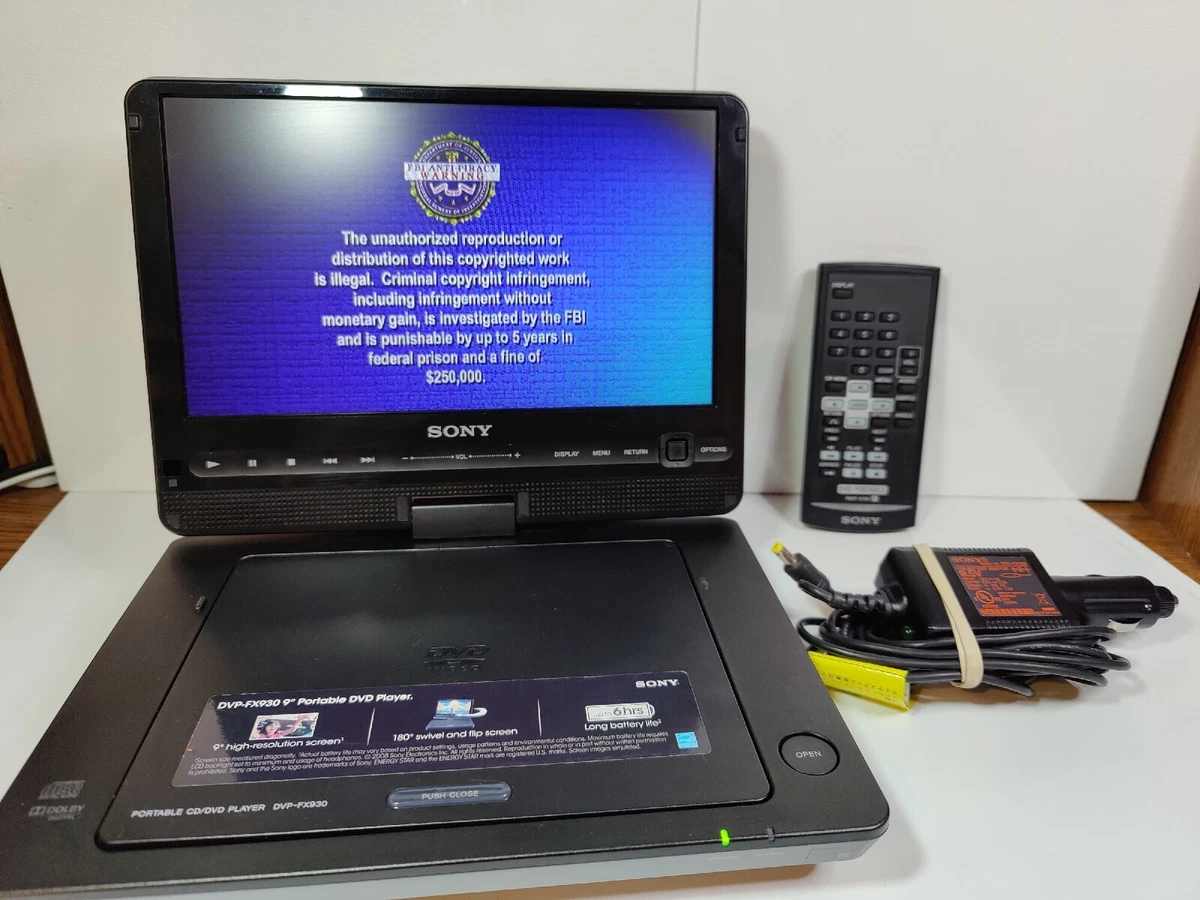 Sony Portable Dvd Player Ebay