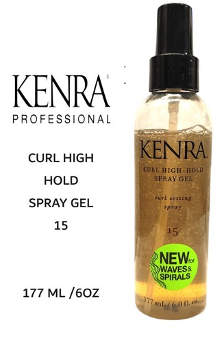 Kenra Curl High-Hold Spray Gel #15 Curl Setting Spray 6.0 oz. Flake ...