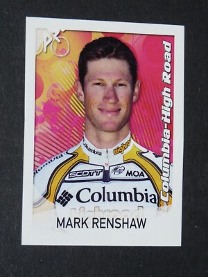 #100 MARK RENSHAW COLUMBIA-HIGH ROAD CYCLISME PANINI SPRINT 09 TOUR ...