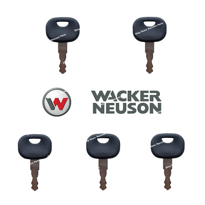 5 WACKER NEUSON EXCAVATOR DUMPER Ignition Keys 5100013557 5100011296 | eBay