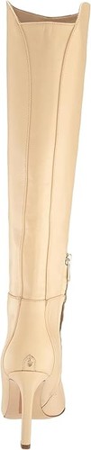 Sam Edelman Shauna Eggshell Pointed Toe Stiletto Heeled Knee High ...