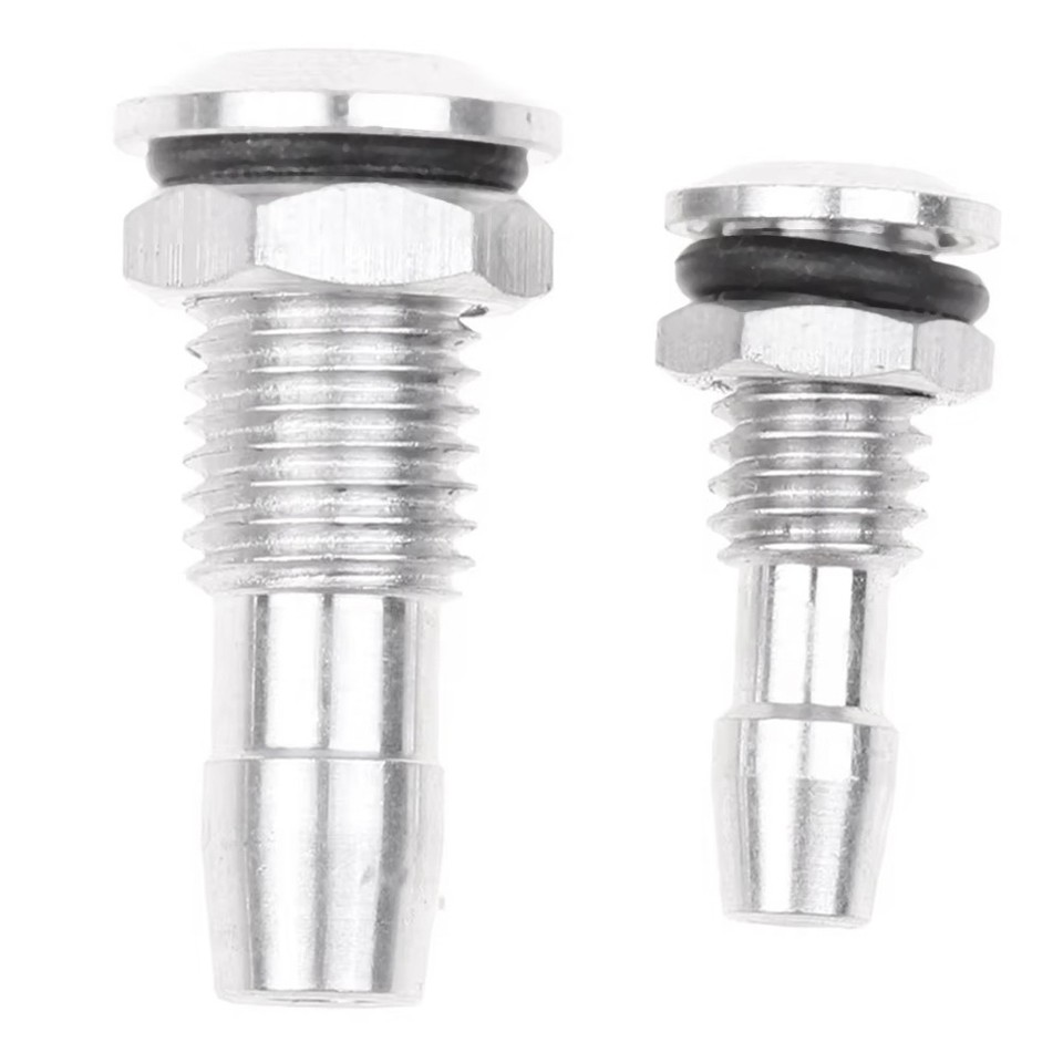 2 Pcs Aluminum RC Boat Water Outlets Thread with O- Screws for RC Boat ...