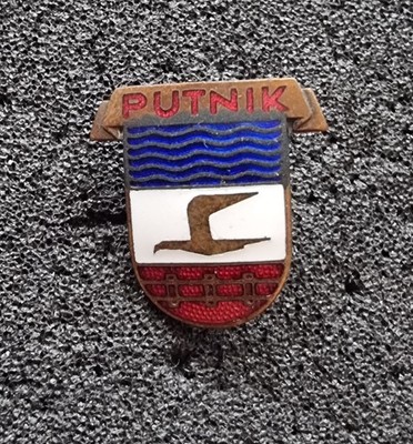 Putnik Brooch Airline Enamelled Vintage Original - Dimensions 20X21Mm ...
