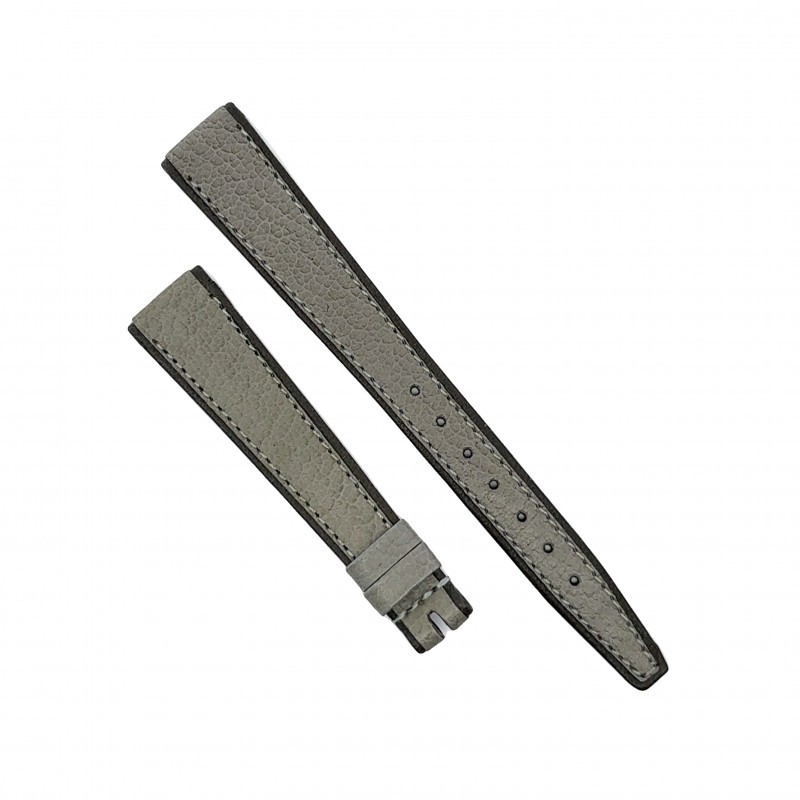 Longines Gray Leather Strap With Dark Gray Edge 14/10 Mm. | eBay