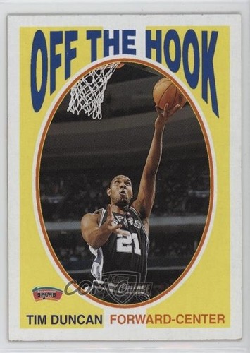 2000-01 Topps Heritage Off the Hook Tim Duncan #OH3 HOF | eBay