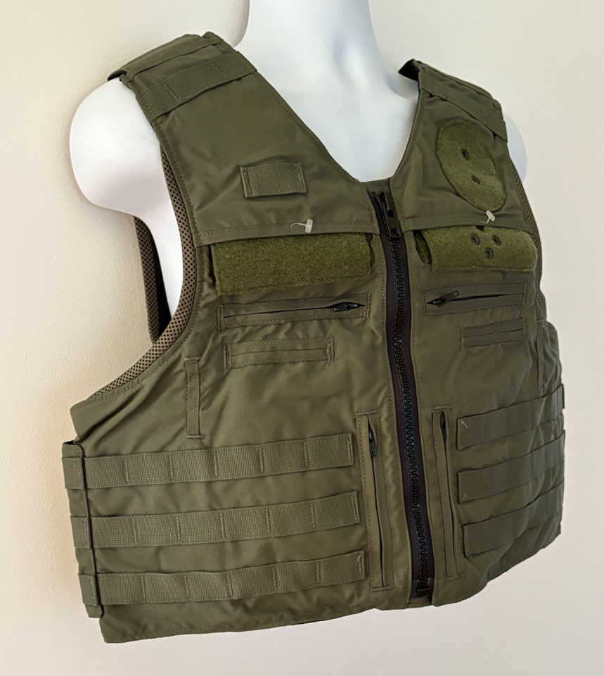 SAFARILAND Bothell Oregon City Armor Plate Carrier Front Open S/M Green ...