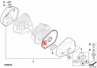 BMW Seal Set, Cylinder-Head Covers - HP2sport - R Nine T - R1200GS/GSA ...