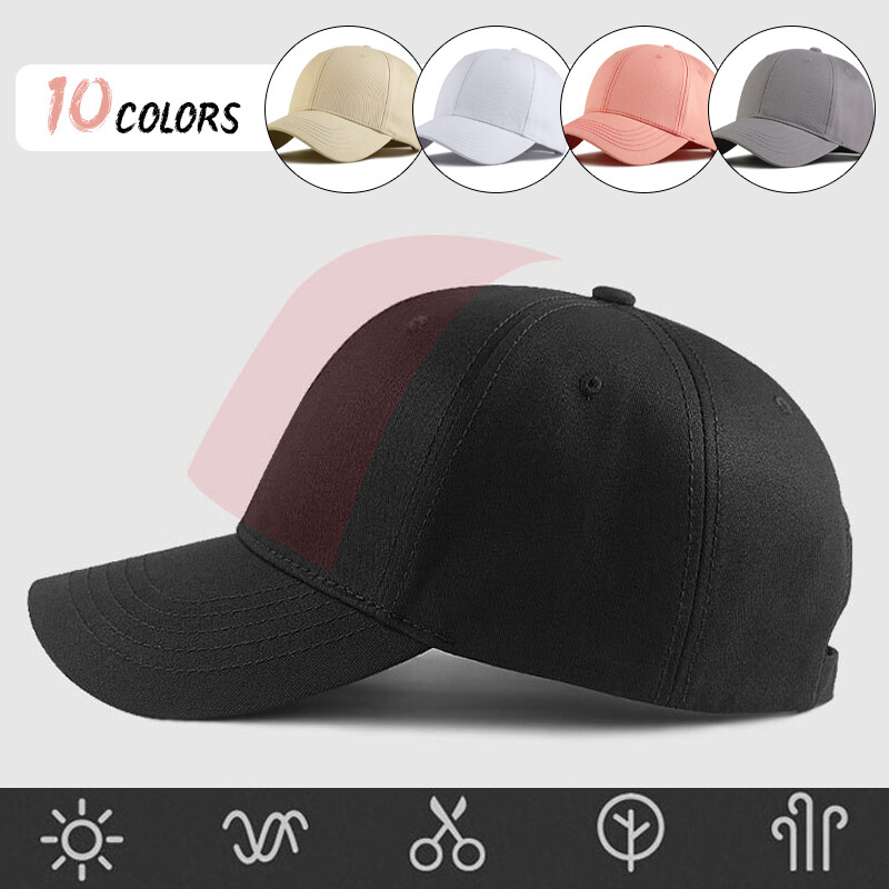 Men Women Large Head Oversize Big Baseball Cap Structured Hat XL 60cm ...