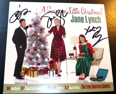 JANE LYNCH + 2 - AUTOGRAPHED "A SWINGIN' LITTLE CHRISTMAS!" SIGNED CD ...