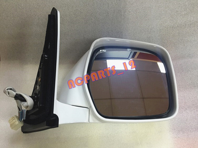 White Right Side Rearview Mirror Assembly（3-Pins）For Lexus LX470 1998 ...