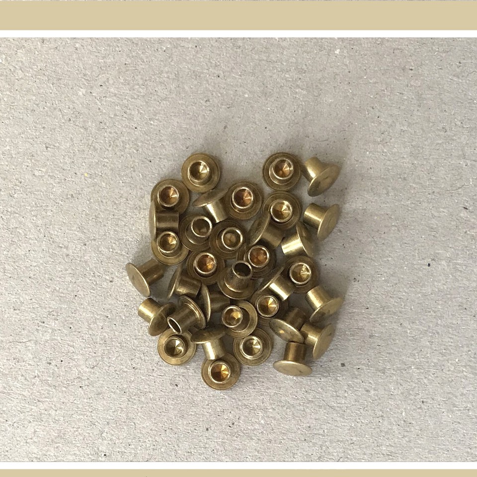 WILLYS M38A1 NEKAF DATA PLATE ATTACHING HARDWARE M38 BRASS RIVETS JEEP ...