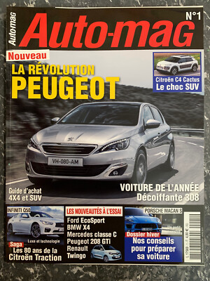 Magazine Auto-Mag N°1 La révolution Peugeot | eBay