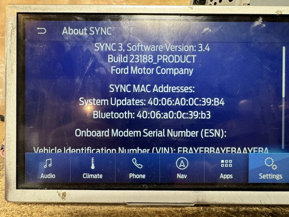 Ford SYNC 3 Factory Navigation GPS USA/CANADA | SYNC3NAVAPIM | OE ...