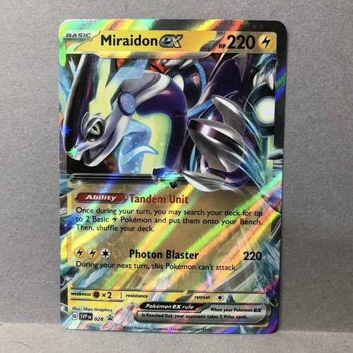 Miraidon ex SVP 028 (SVP028) Pokemon TCG Black Star Promo (2023) - LP ...