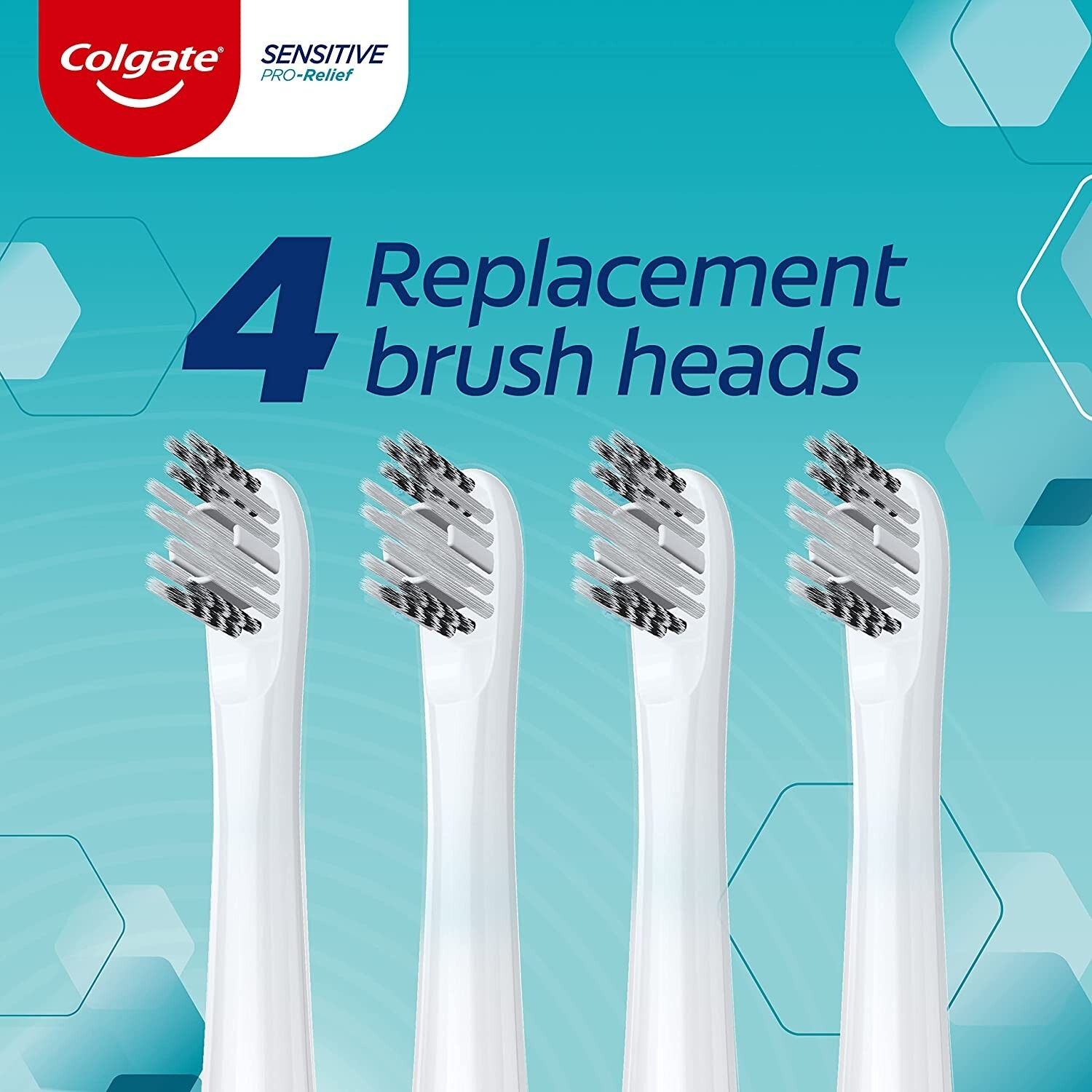 COLGATE Sensitive Pro-Relief 4 Replaceable Brush Head, For Electric ...