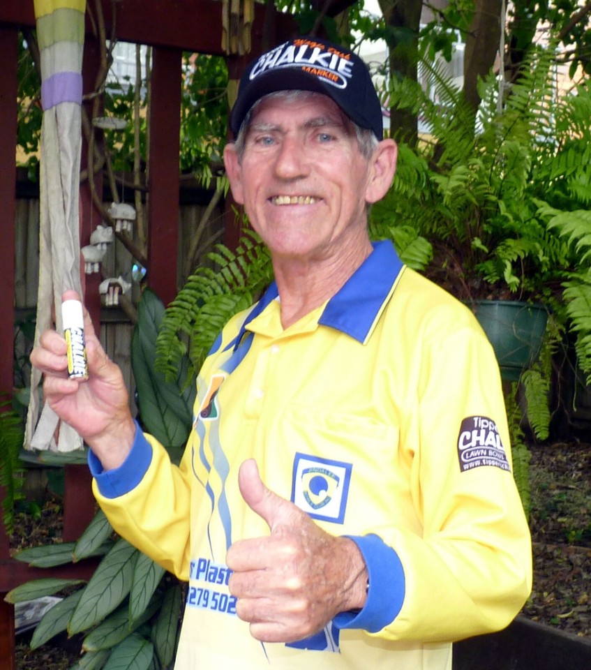 Tippers CHALKIES LAWN BOWL FLURO GREEN CHALK MARKERS FOR LAWN BOWLERS ...