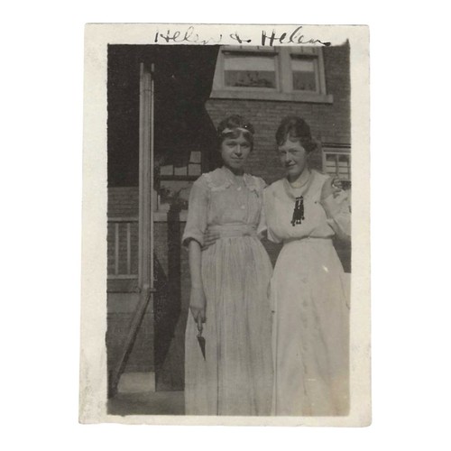 Vintage Photo 1910s Two Women Holding Hands Affectionate Pose Helen ...