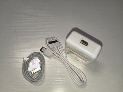 iPod 4th A1070 Apple Power Adapter + 30Pin to Firewire FW Charging Data ...