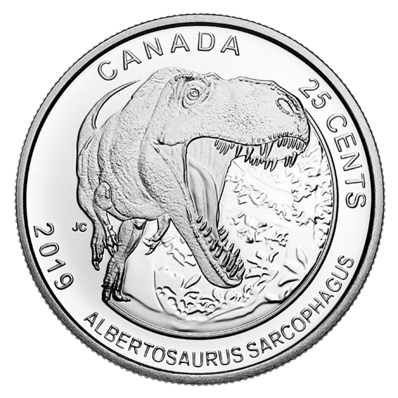 Canadian Dinosaur Quarter
