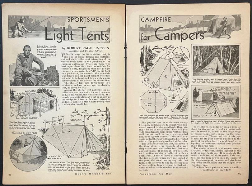 Boy Scout Tent Lightweight