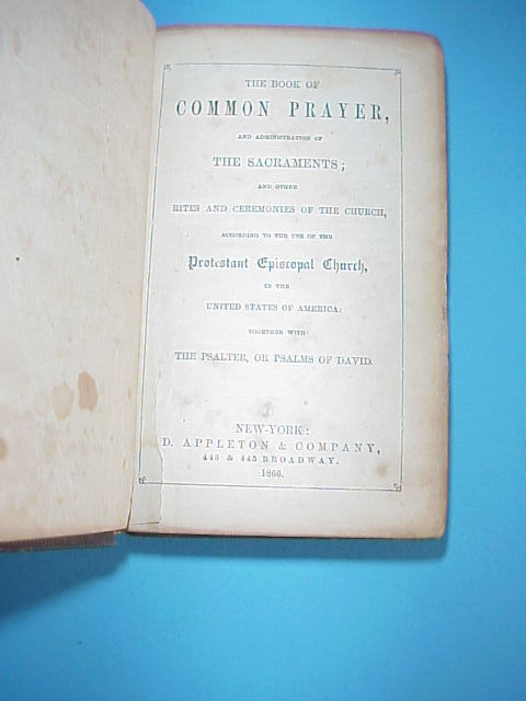 Antique The Book of Common Prayer Administration of the Sacraments C ...
