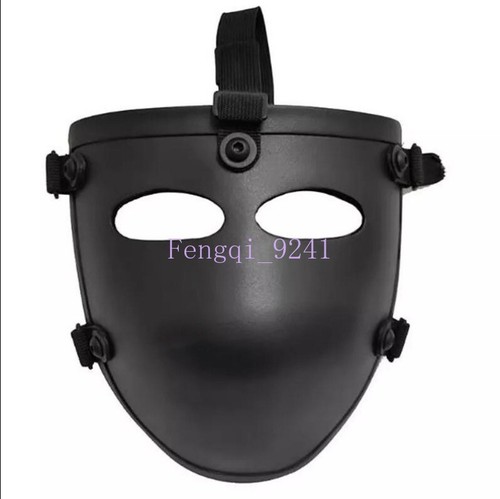 Tactical Aramid Fiber Ballistic NIJ IIIA Bulletproof Face Shield Mask ...