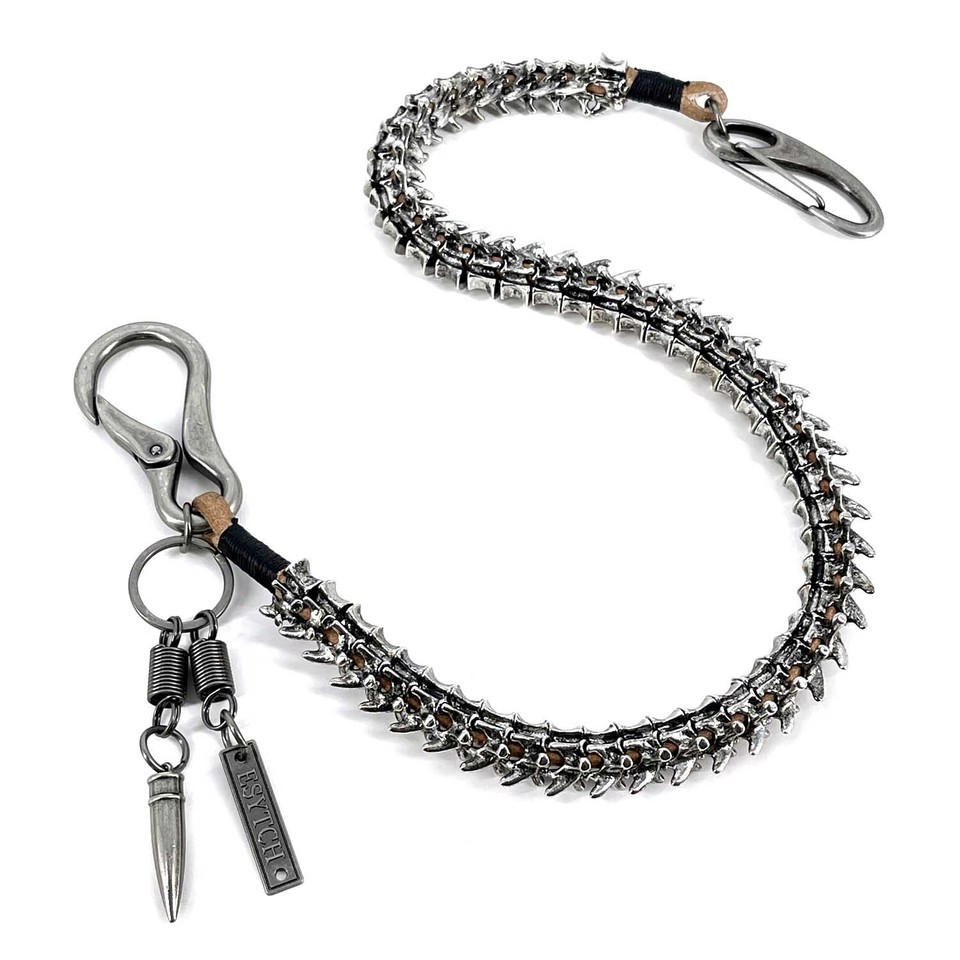 Strong Punk Rocker Biker Jeans Pants Chain Studs Keel Key Chain Men ...
