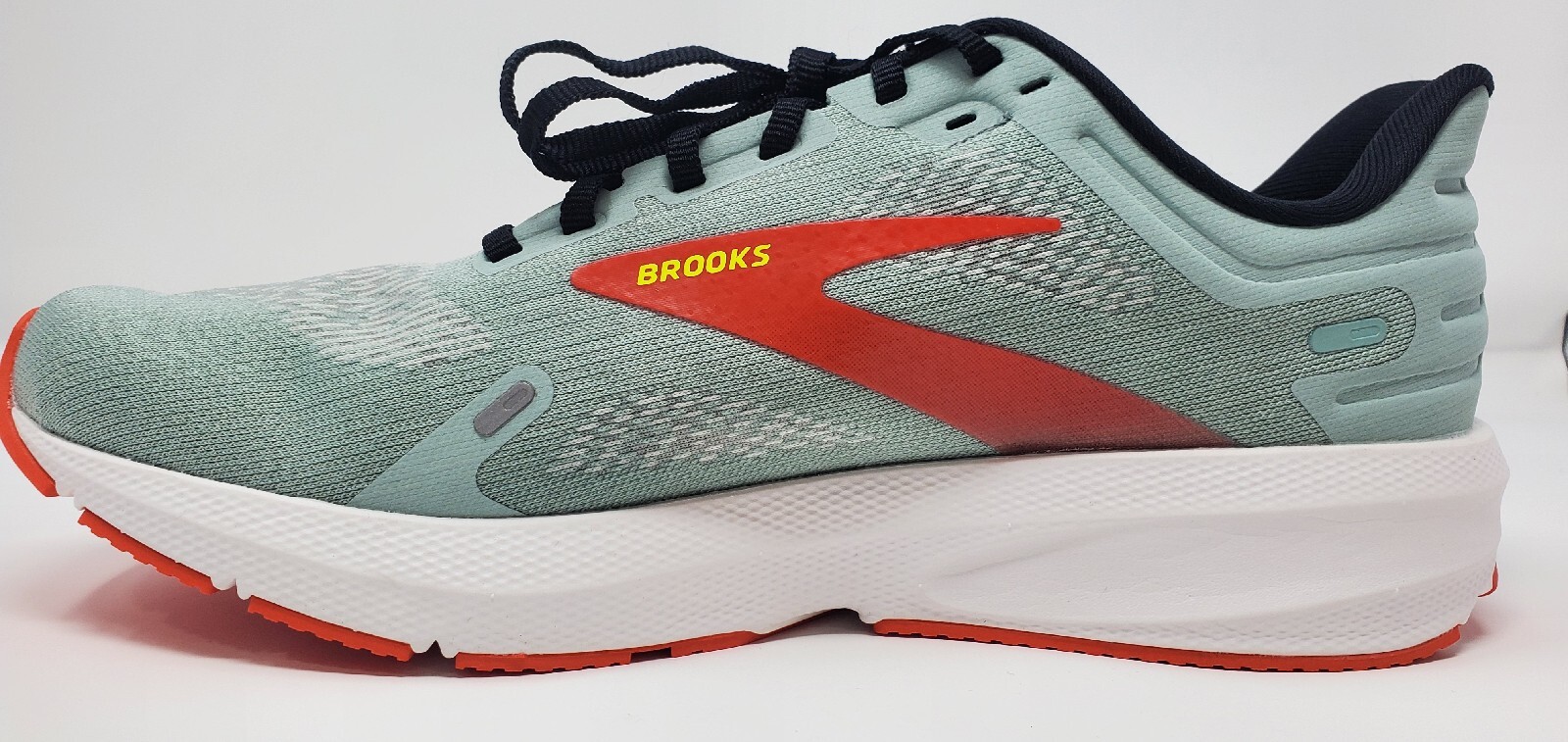 Size 10 - Brooks Launch 9 Blue Surf Cherry Tomato for sale online | eBay