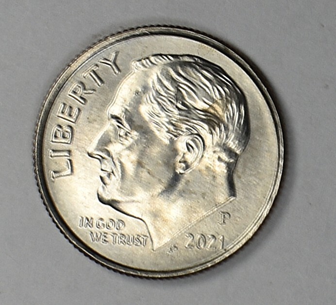 2021-P Roosevelt Dime, Error Coin, Die Chip, + Rare Find | eBay