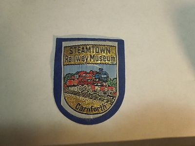 Vintage Steamtown Railway Museum Train Carnforth UK Fabric & Felt Patch ...