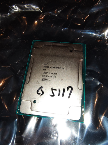 Intel Xeon Gold 5117 sample confidential cpu 14 core 2.8ghz 105w ...
