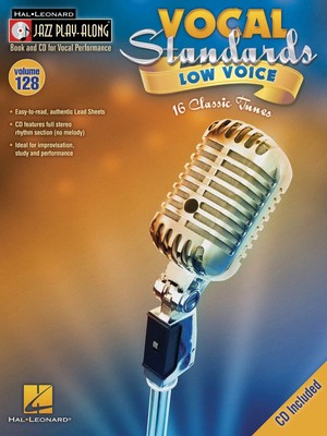 Vocal Standards Low Voice Jazz Play Along Book and CD NEW 000843189 | eBay