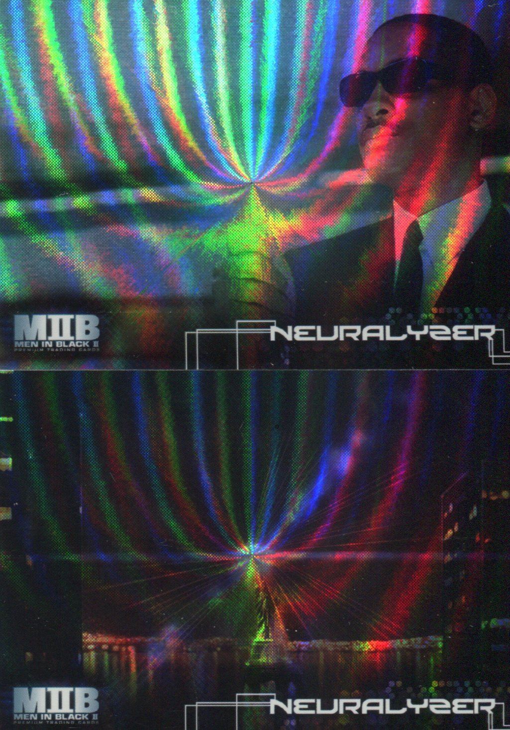 Men In Black II Movie Neuralizer Foil Chase Card Set N1 and N2 Inkworks ...