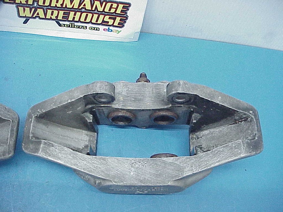 2 Vintage Hurst Airheart SCP Disc 4-Piston Brake Calipers from a NASCAR ...