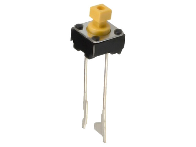 B3F-6052 Omron Microtaster Mini-Taster 24V 0,05A 6x6mm 7,3mm hoch [2 ...
