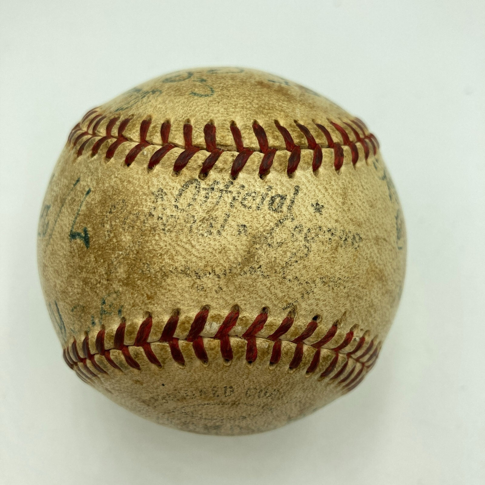 1955 Memphis Red Sox Negro League Signed Game Used National League ...