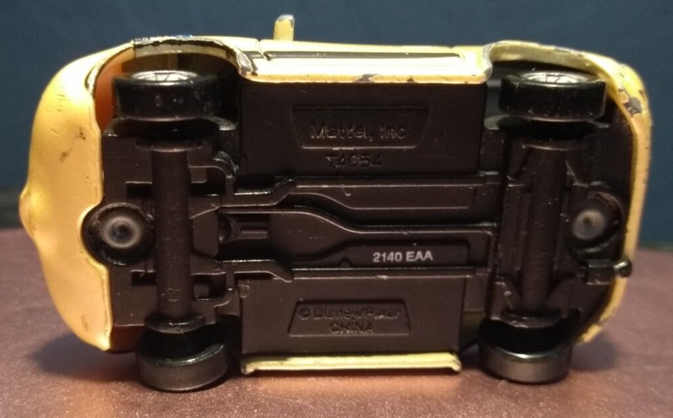 Disney Mattel Cars 2016 1:55 Diecast Tim Rimmer Press Reporter Tan ...