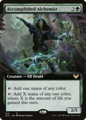 Accomplished Alchemist Extended Art 314 Rare Strixhaven: School of ...