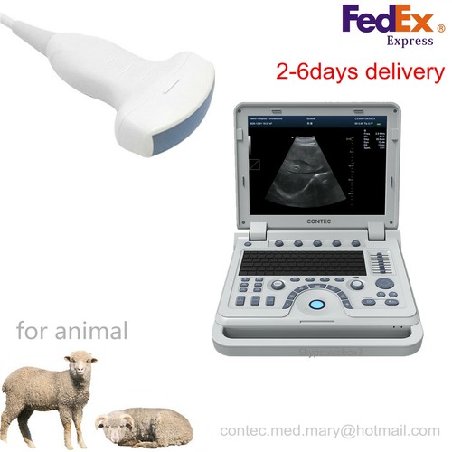 Color Doppler Ultrasound Scanner Veterinary VET+ Convex Probe CMS1700B ...