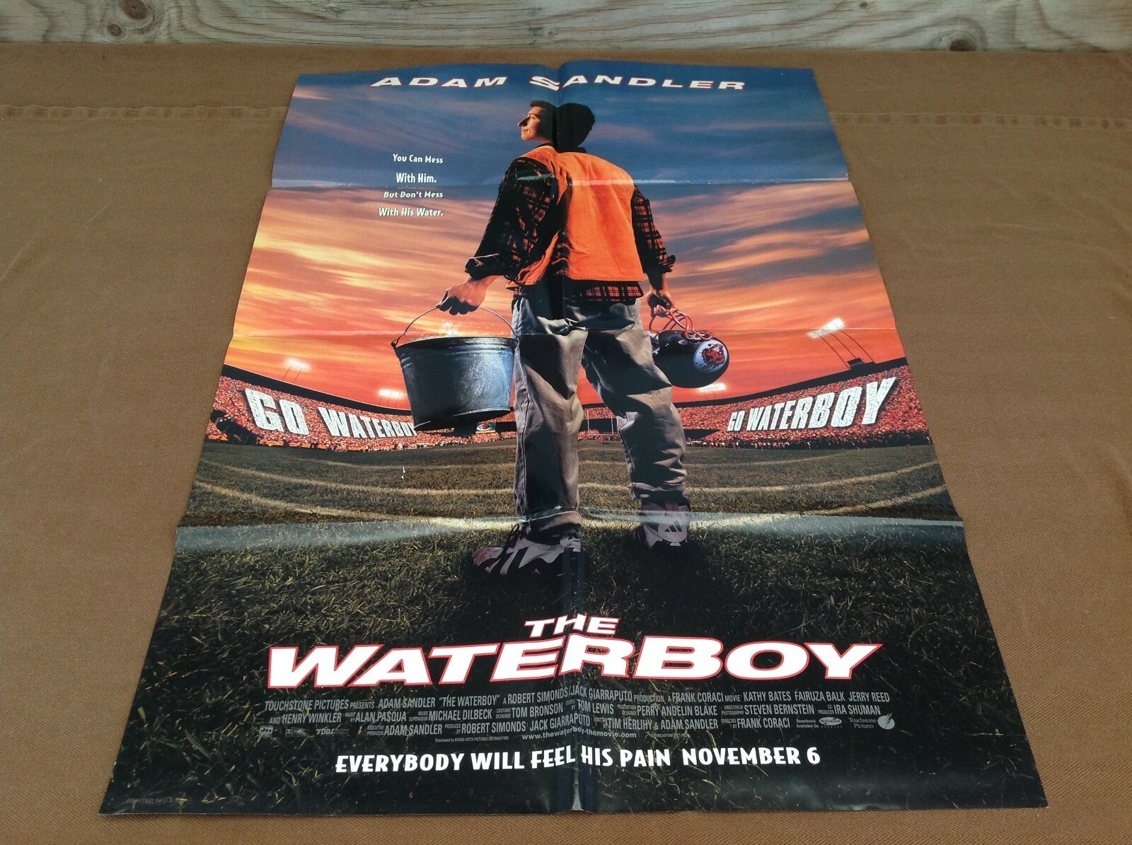 1998 The Waterboy Original Movie House Full Sheet Poster | eBay