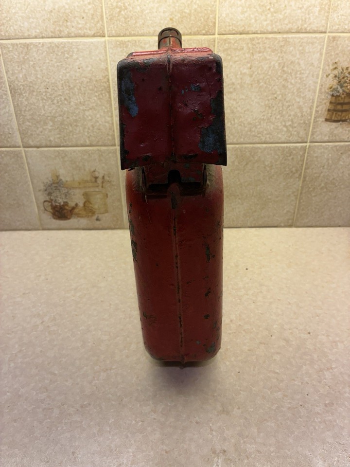 VINTAGE EVERSURE FILLACAN PETROL CAN Made In England Display Prop | eBay