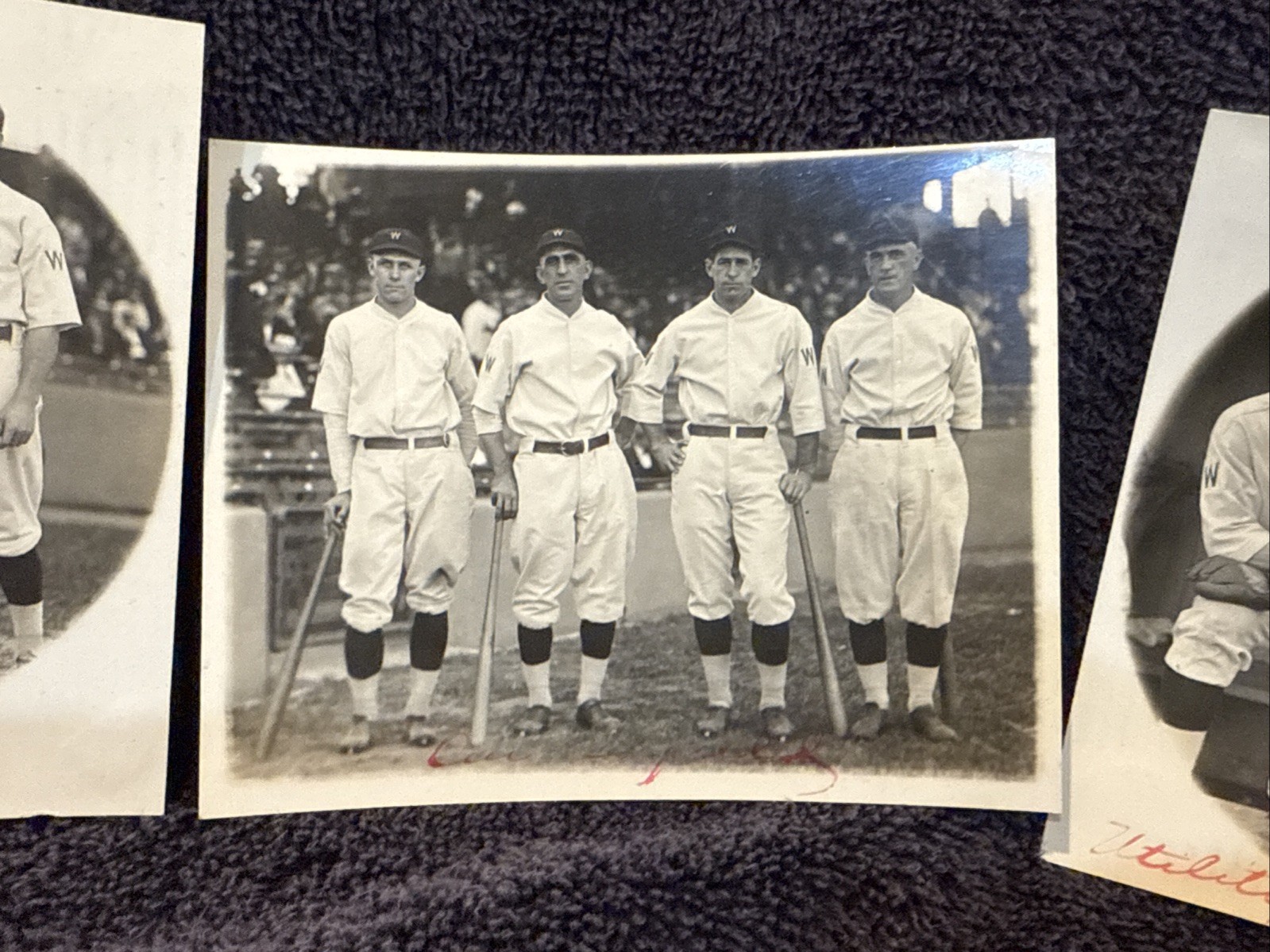 RARE Lot of 4 Circa 1924 Original Type I Washington Senators Photos ...