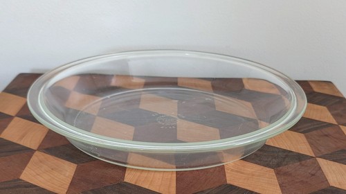 PYREX 2 - 1950's Vintage Clear Glass "Flat Rim" #209 Pie Plates/ Baking ...