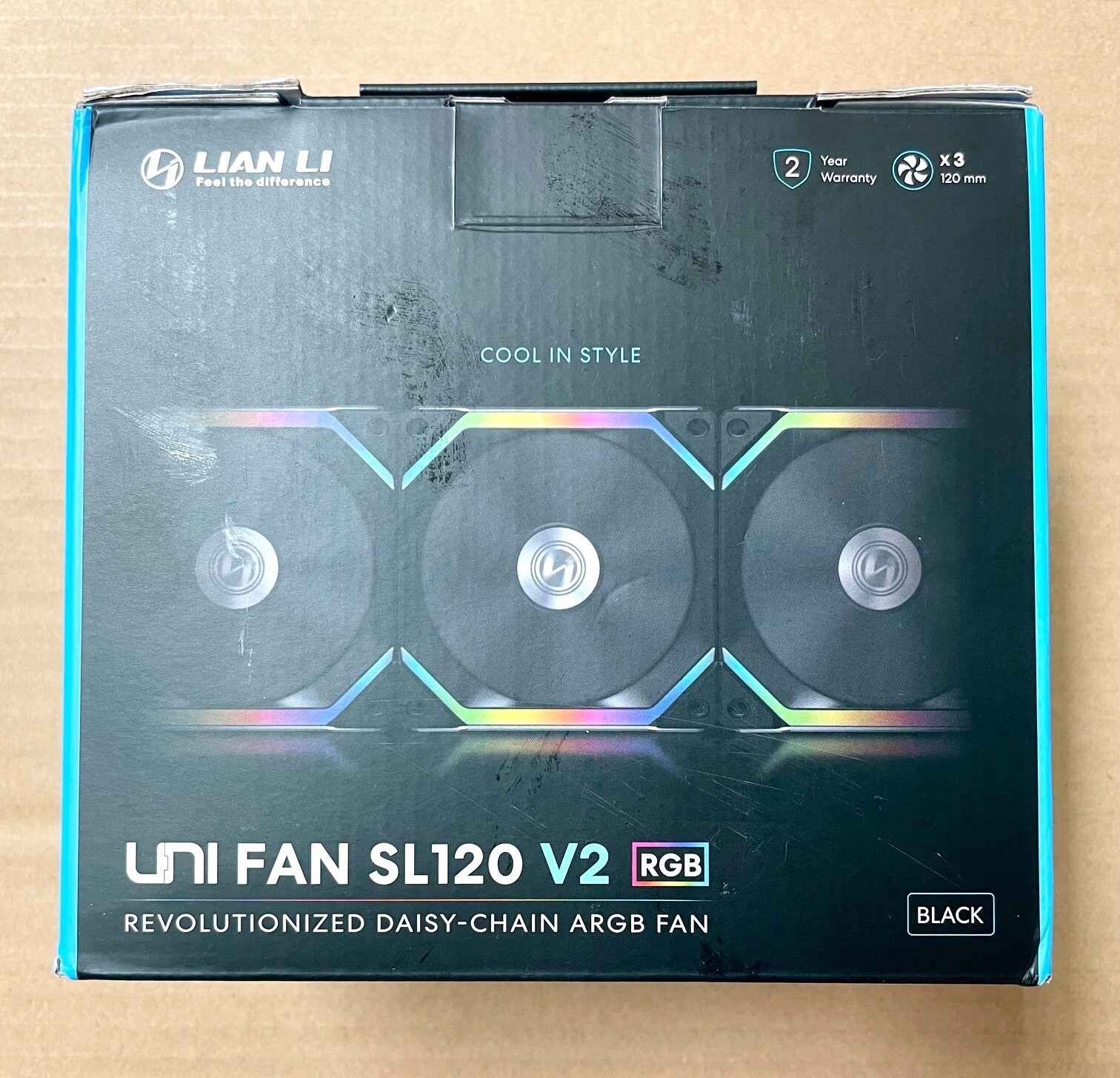 Lian-Li UNI FAN SL V2 120mm ARGB Case Fan w/ Controller, 3 Pack - UF ...