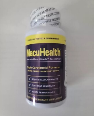 Macuhealth Triple Carotenoid Formula - Eye Vitamins for Adults - 90 ...