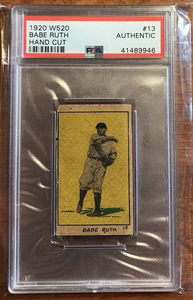 Babe Ruth Baseball Card 1920