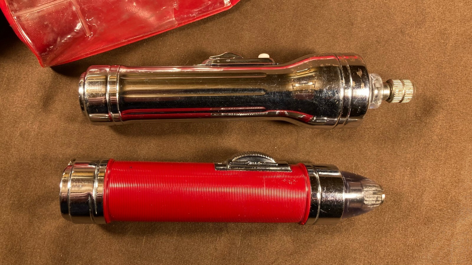 Vintage Ash Flash and Sunrise Japan Flashlight Screwdriver Combo w ...